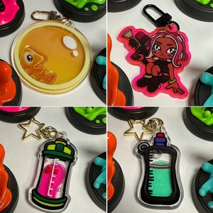 Splatoon Acrylic Keychains - Etsy