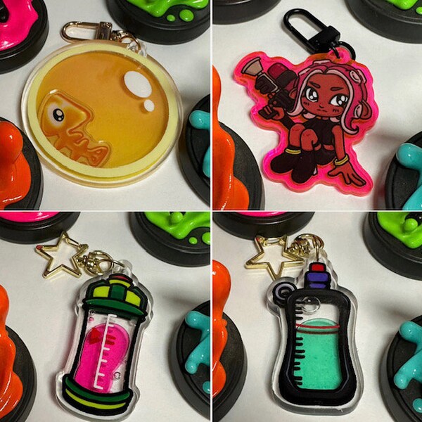 Splatoon Keychain - Etsy