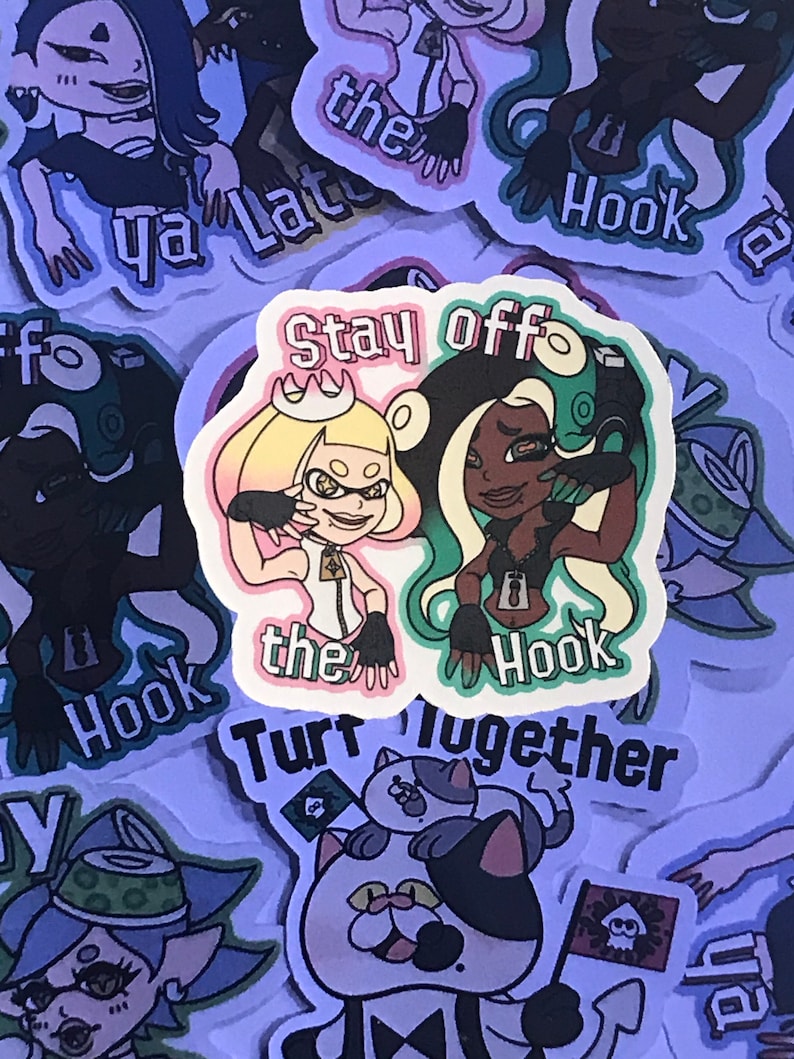Splatoon Idol Stickers Callie Marie Pearl Marina Shiver - Etsy
