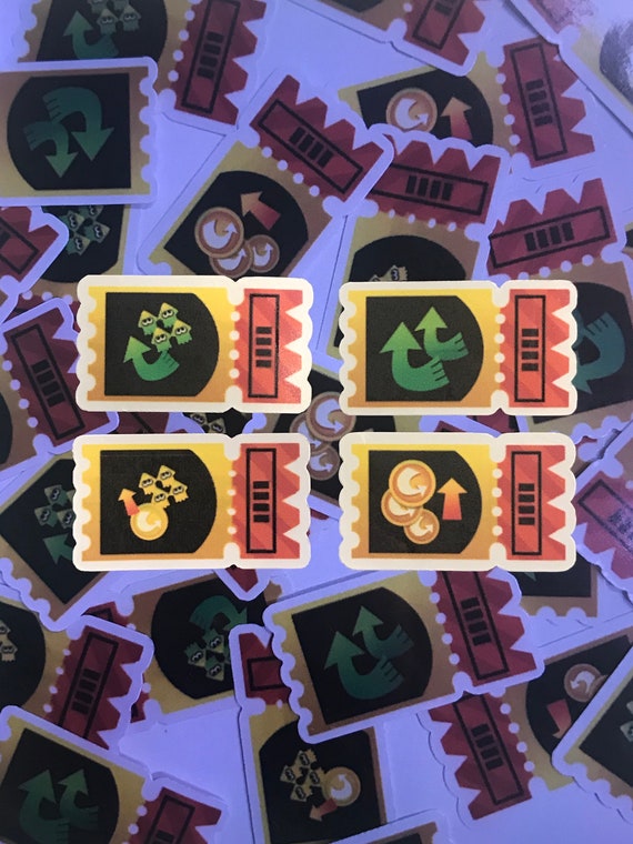 Splatoon Food Ticket Stickers - Etsy