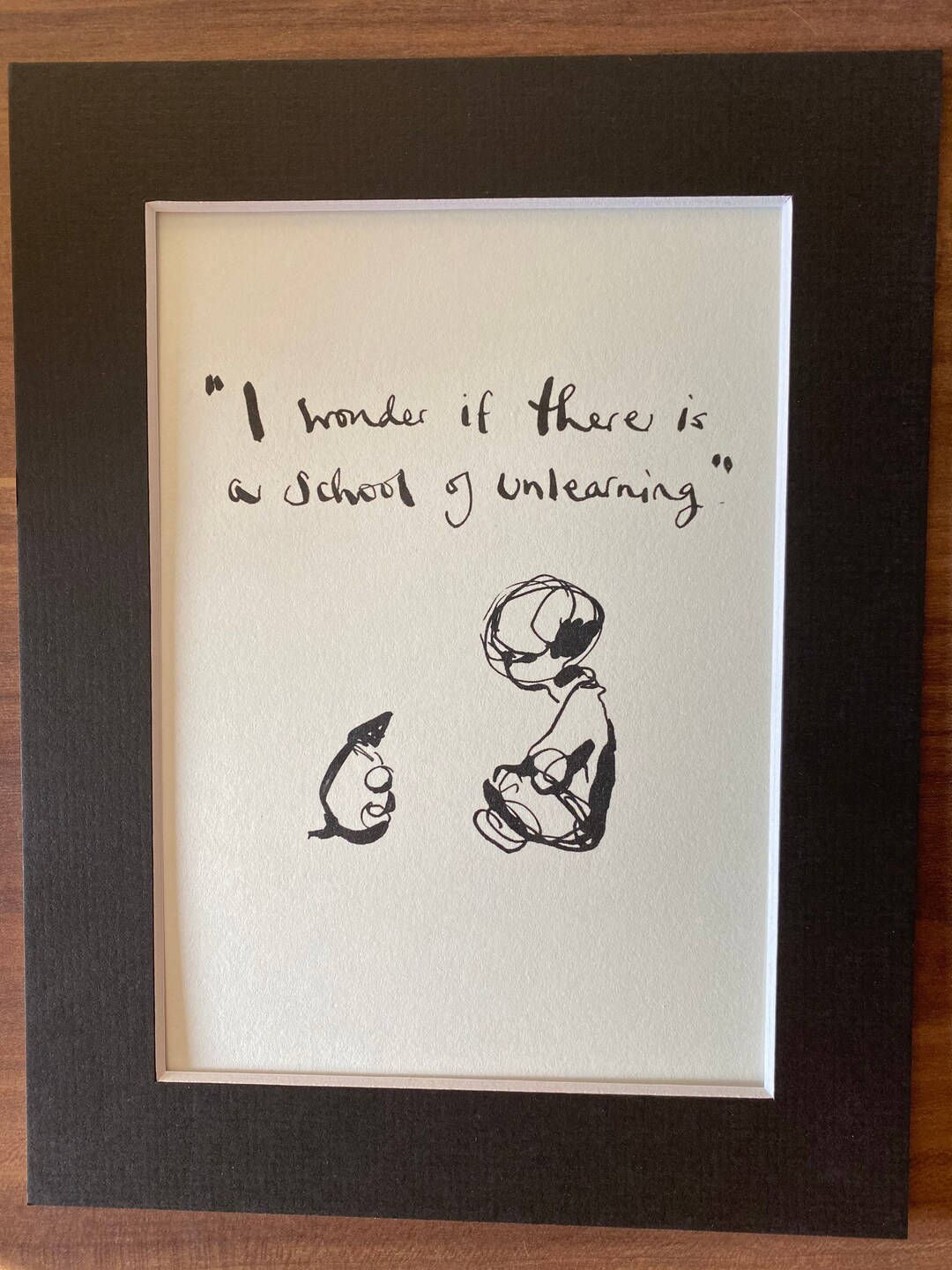 Book Page Art - Heartfelt Mounted Quote From the Popular Charlie ...