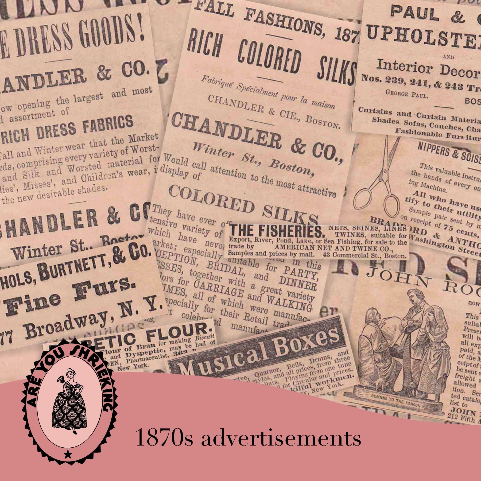 1870s Ad Pack - Pack 1 - Etsy