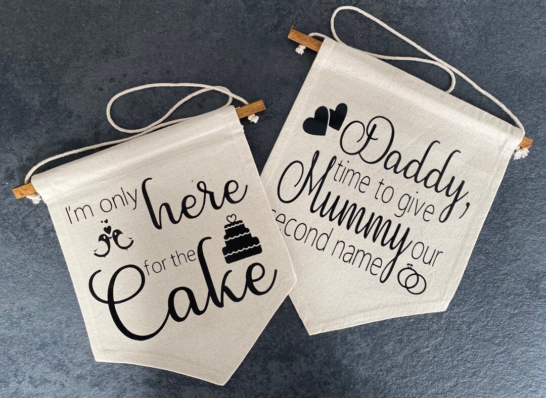 Page Boy Sign Ring Bearer Sign Flower Girl Sign Wedding Banner - Etsy UK