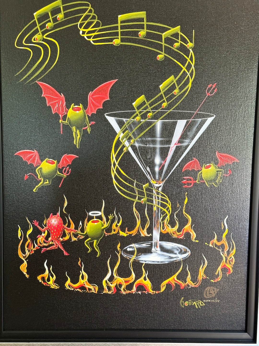 Michael Godard Devilish Angel Dance 2021 - Etsy