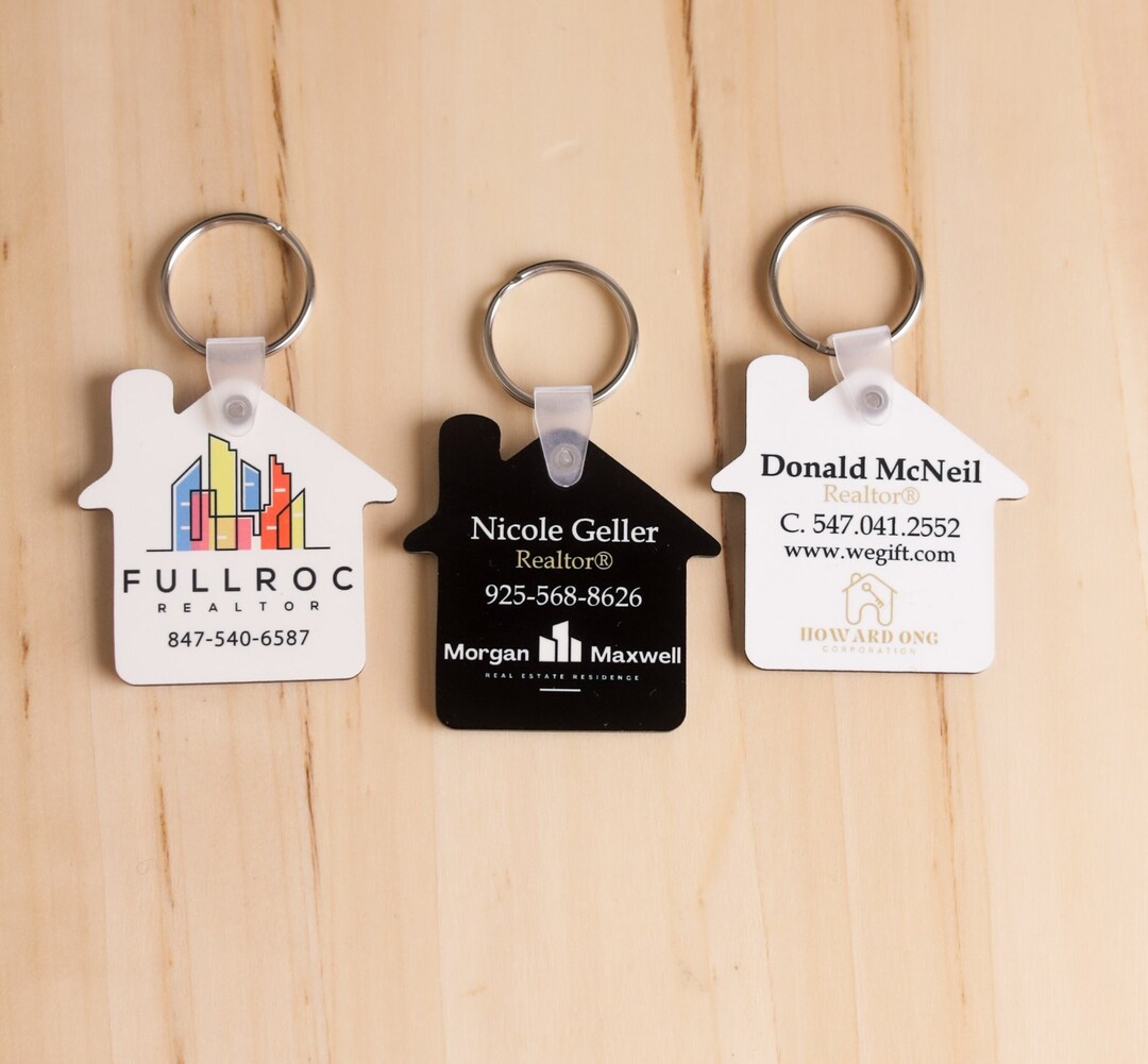 Realtor Closing Gift | Double Sided Keychain | Housewarming Gift | Real ...
