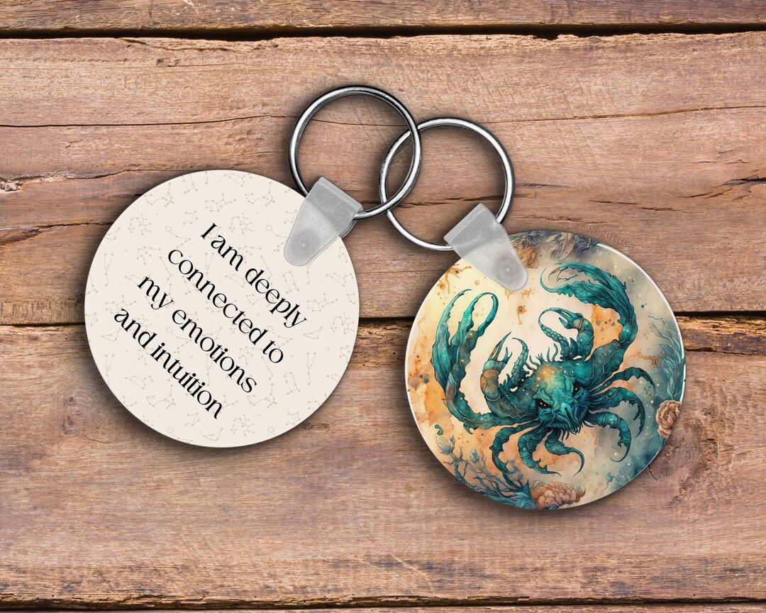 Zodiac Cancer, Cancer Zodiac, Cancer, Cancer Gifts, Photon Keychain ...