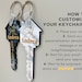 Realtor Closing Gift Keychain, Personalized House Key Keyring, Sold ...