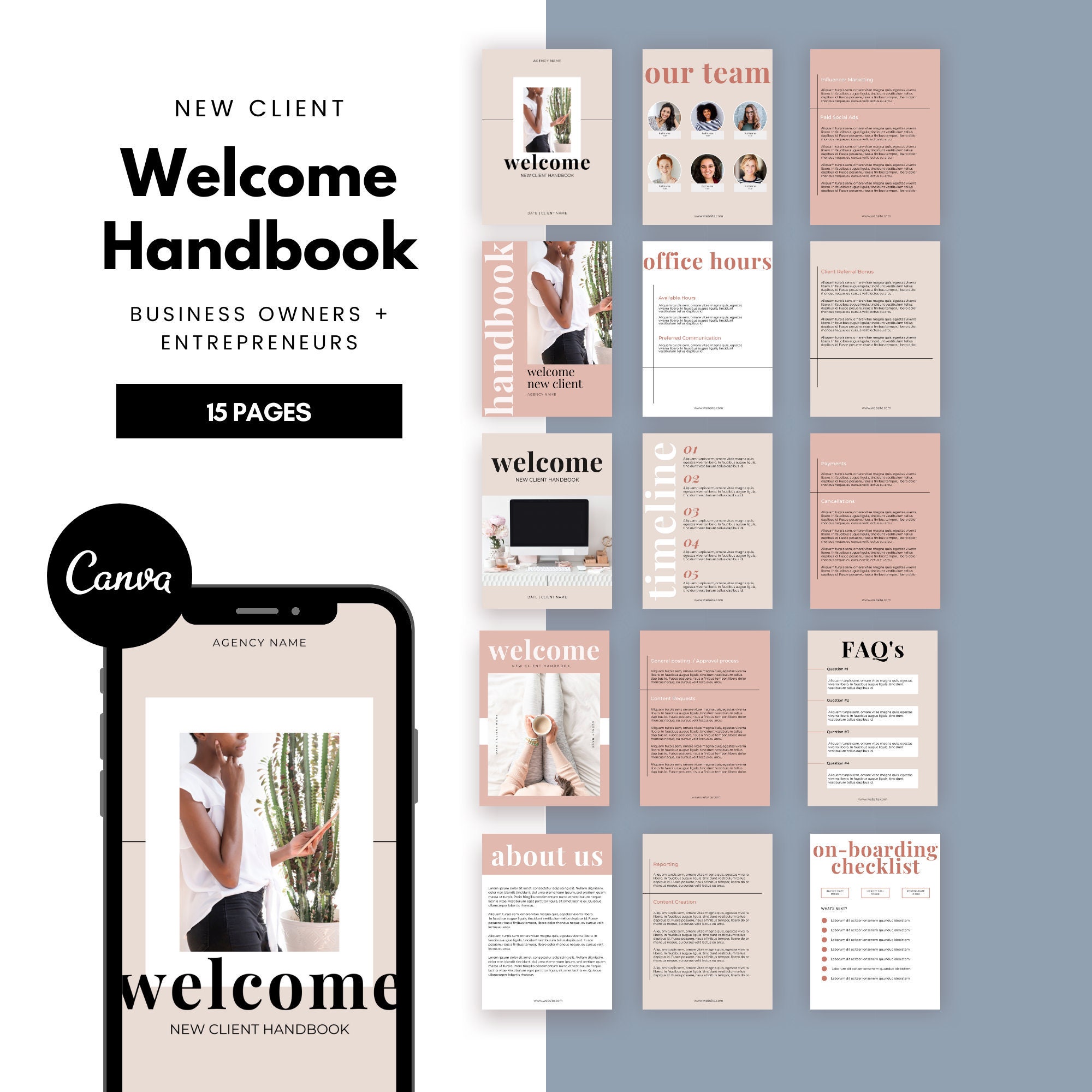 Client Welcome Packet Client Onboarding Packet New Client | Etsy