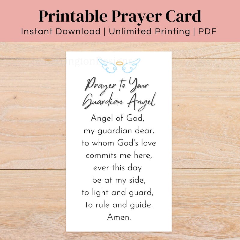 Catholic Angel of God - Etsy