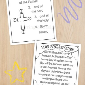 Catholic Coloring Pages for Kids to Learn How to Pray | Printable ...