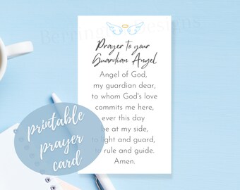 Angel of God Prayer - Etsy