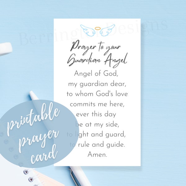 Guardian Angel Print - Etsy