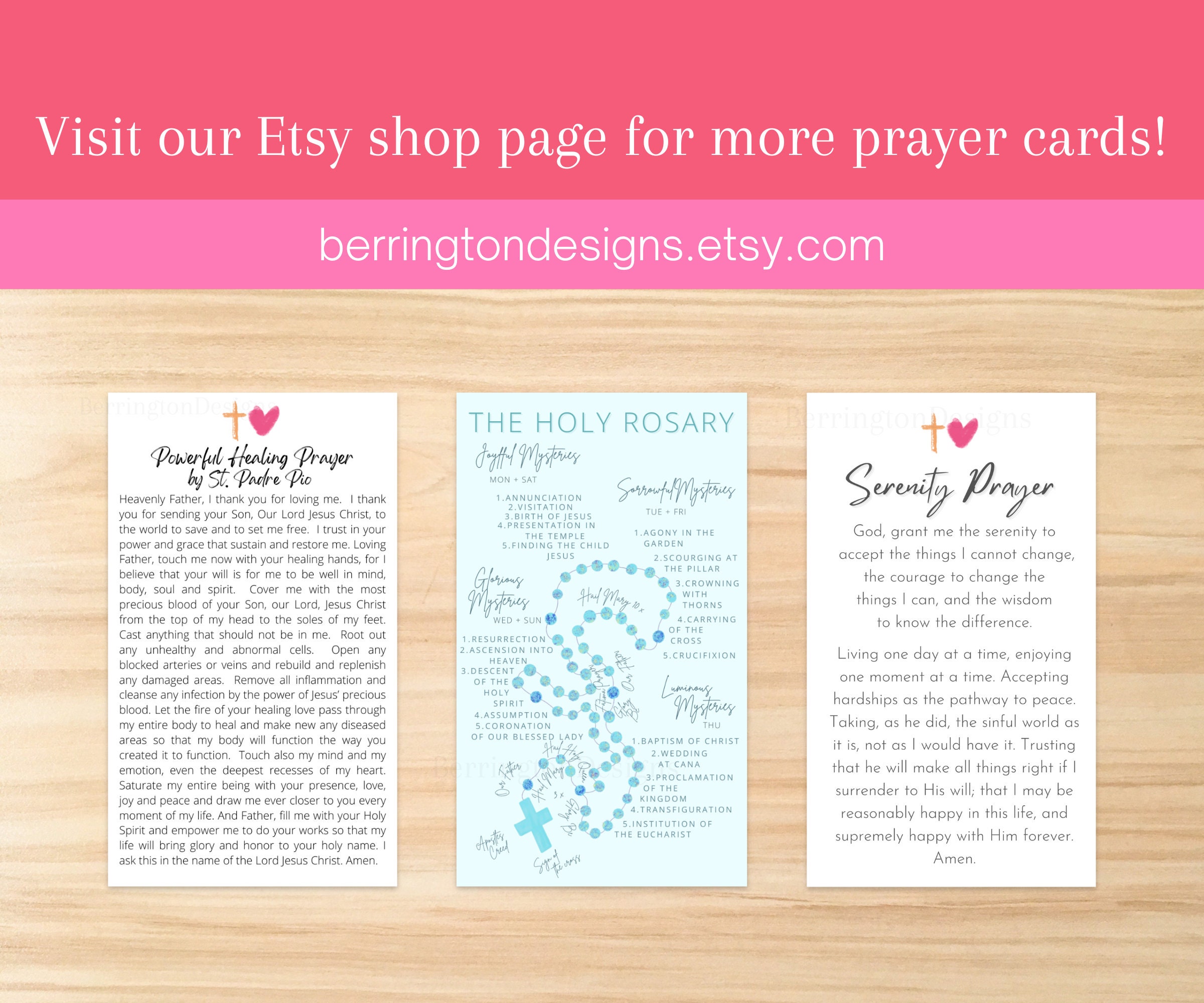 Prayer for the Sick Printable Card, Simple and Easy to Print Catholic ...