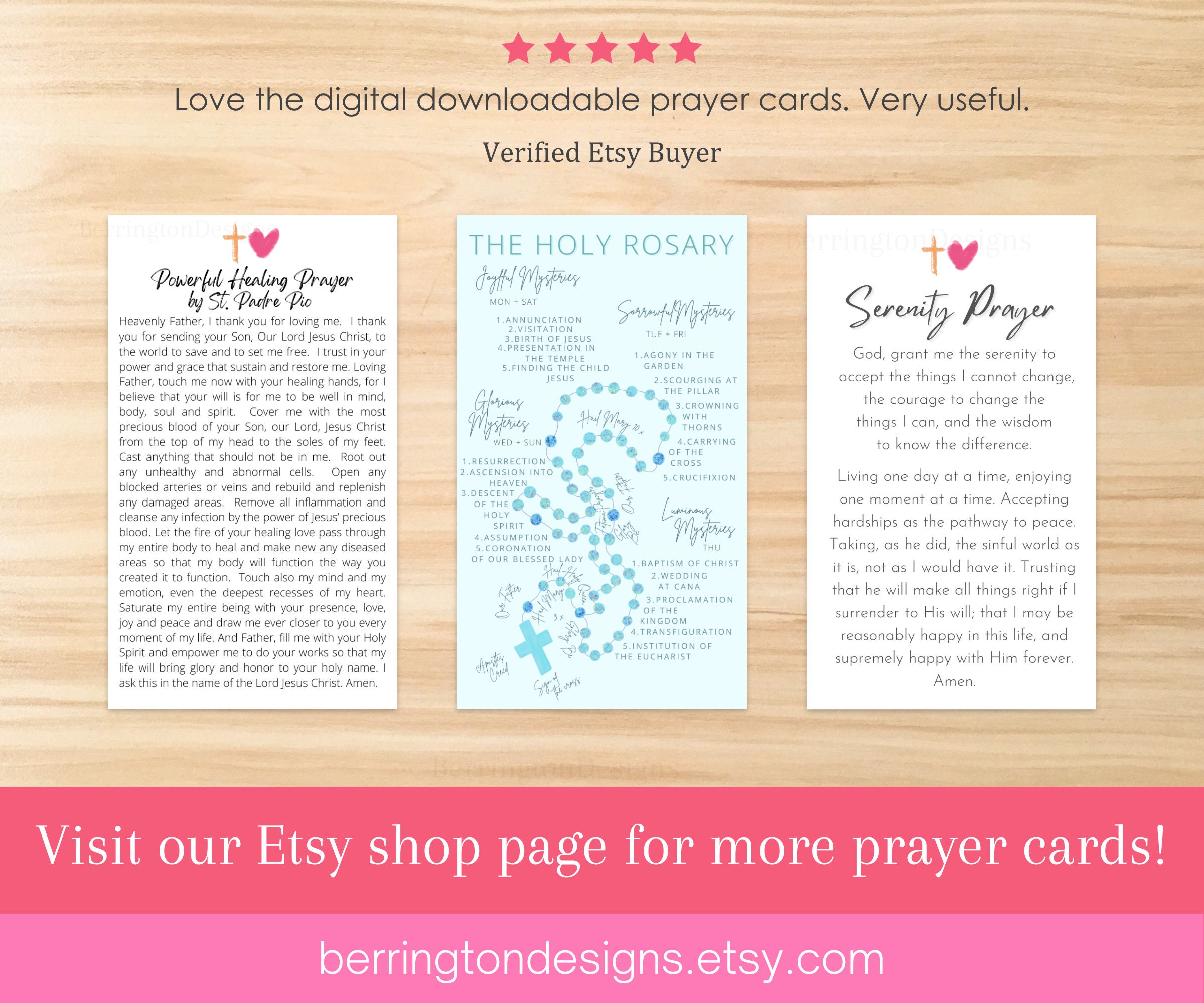 Prayer for the Sick Printable Card, Simple and Easy to Print Catholic ...