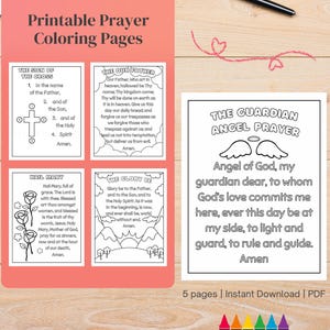 Catholic Coloring Pages for Kids to Learn How to Pray | Printable ...
