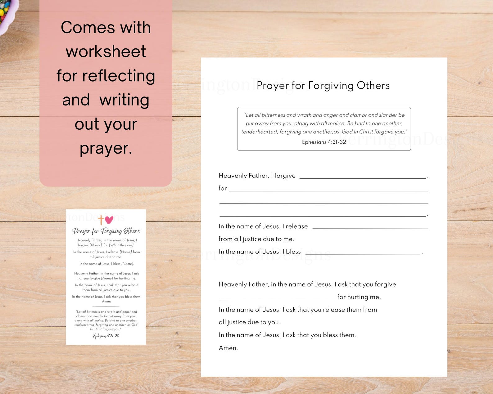 Prayer for Anger and Forgiving Others Printable Card - Etsy