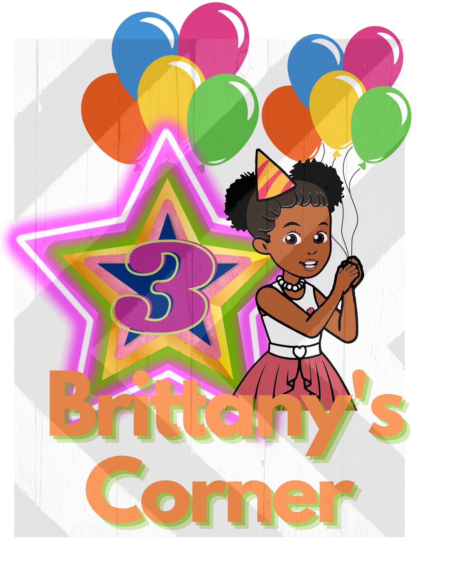 Custom Age Gracie Corner Birthday Cake Topper Gracie's - Etsy