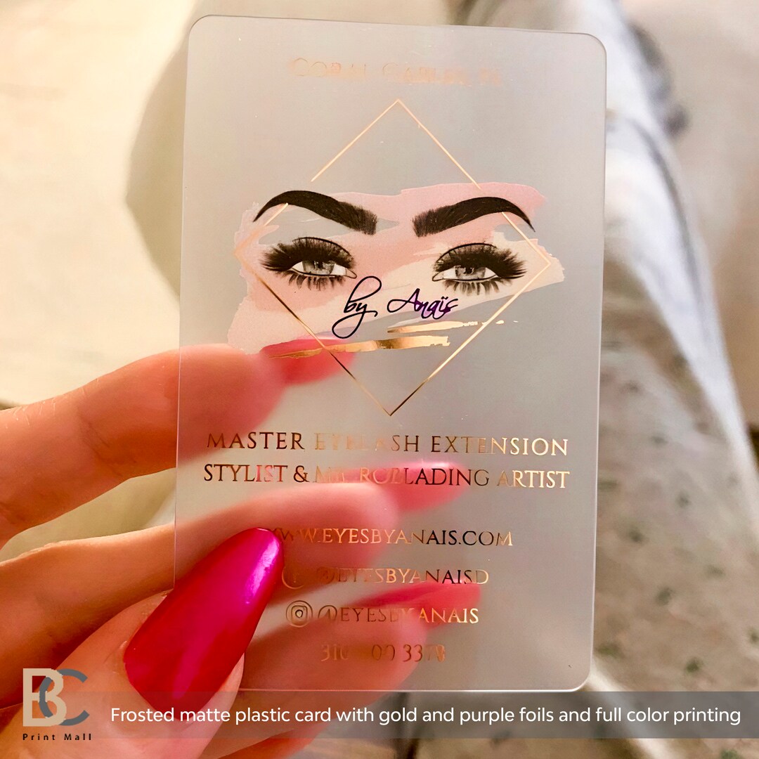 Photo Business Cards, Printed Photo on Clear Cards, Realtor Business ...