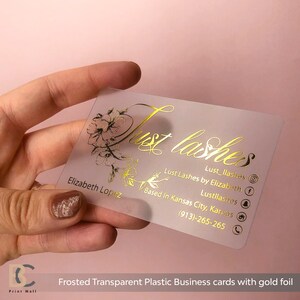 Gold Business Cards, Custom Plastic Cards, Clear Plastic Cards, Luxury ...