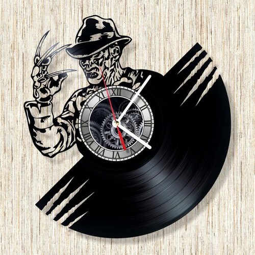 Halloween Horror Movie Vinyl Record Wall Clock 12 Gifts - Etsy