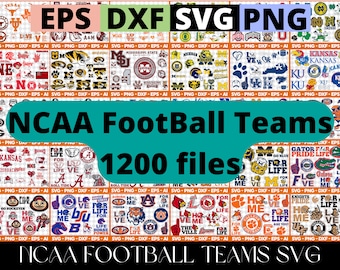 Bundle Ncaa Svg | Etsy