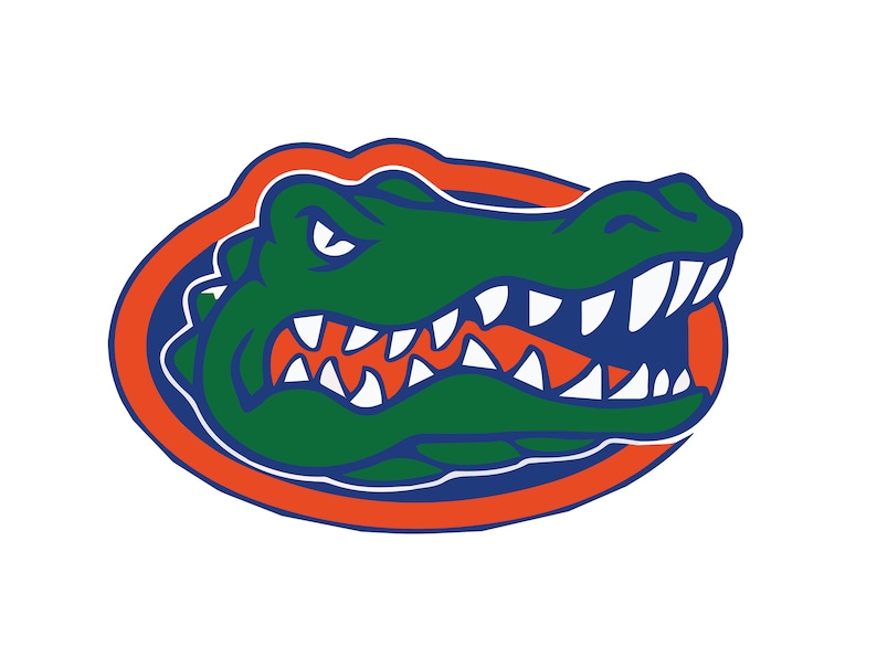Fl Gators Florida Gator Head Logo SVG / FL Gators PNG Vinyl - Etsy