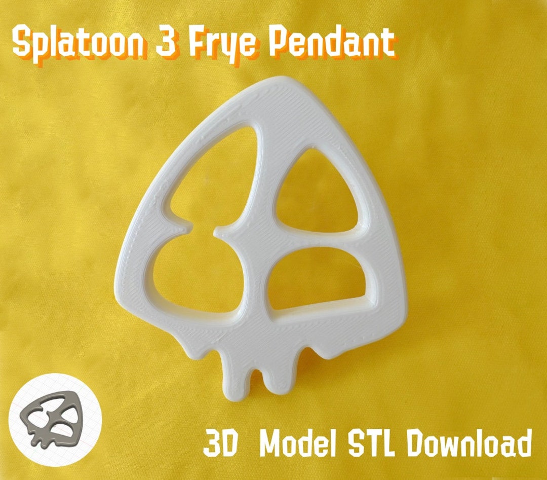 Splatoon 3 Frye Deep Cut Pendant 3d Print STL Digital Download - Etsy