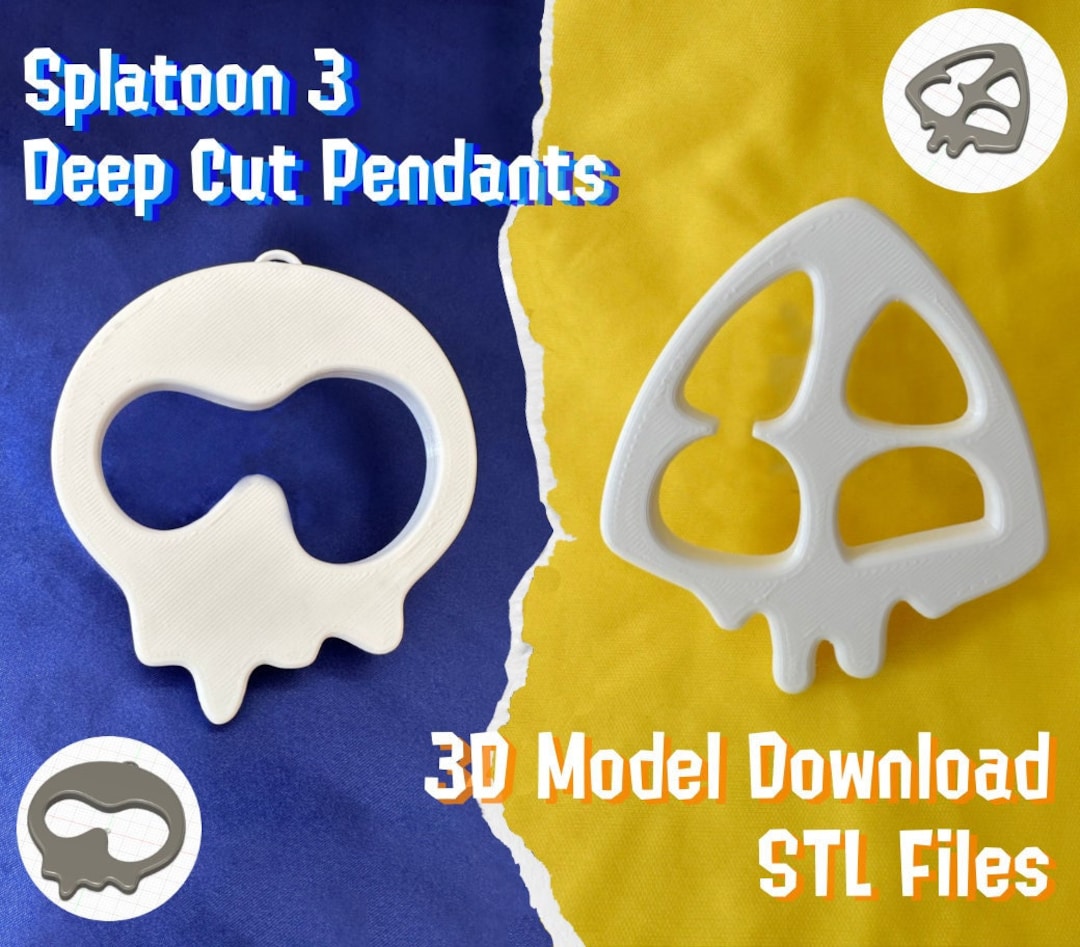 Splatoon 3 Deep Cut Shiver Frye Pendant Combo 3d Print STL Digital ...