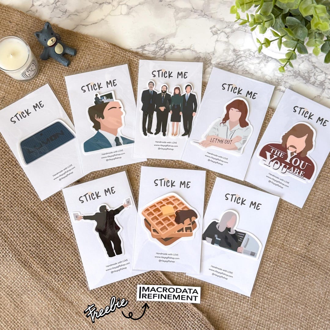 Severance Fan Art Stickers | Season 1 | Handmade Weatherproof Sticker 3 ...