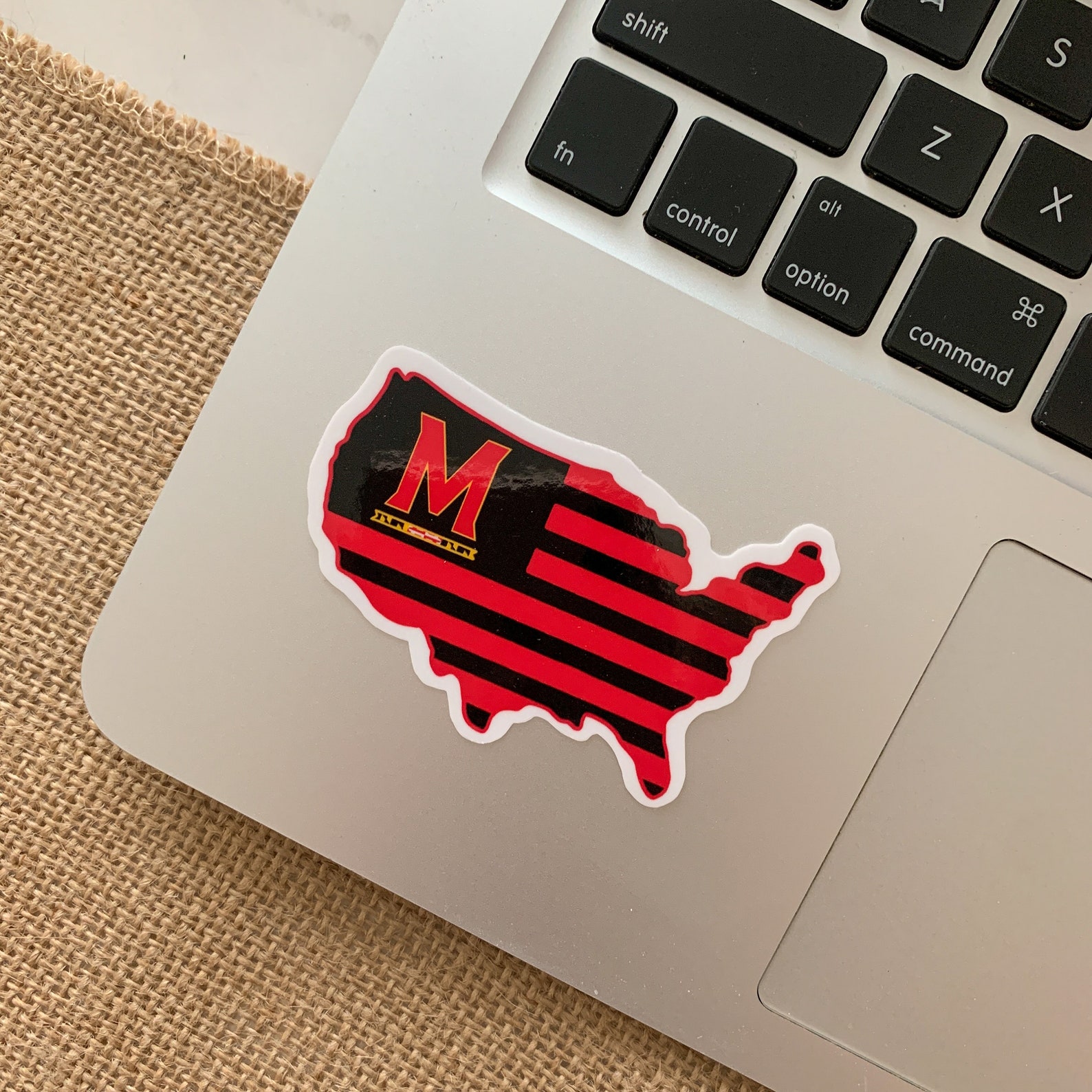 University of Maryland Stickers Handmade Weatherproof | Etsy