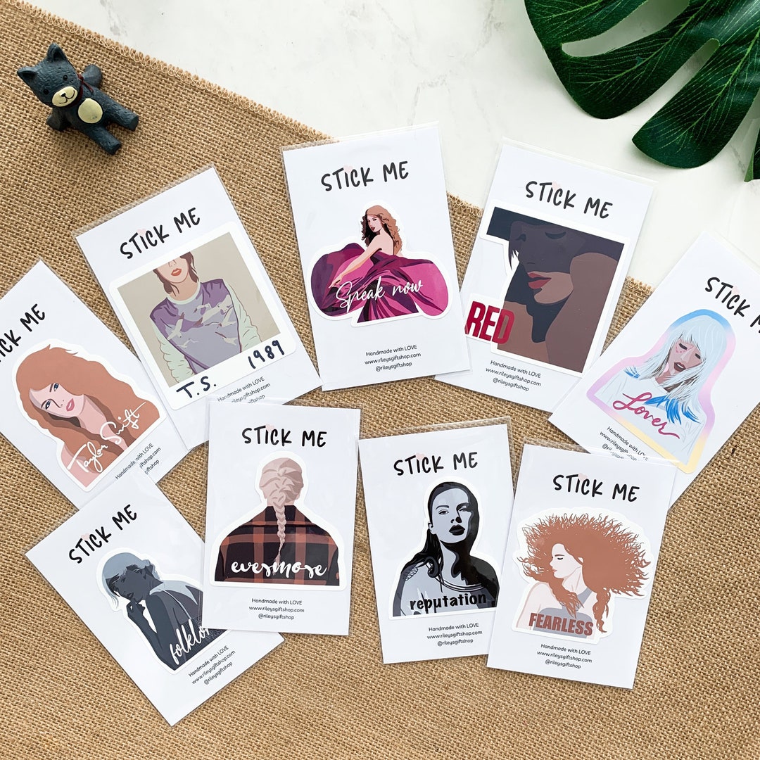 Taylor Swift Album Inspired Stickers | Handmade Weatherproof Sticker 3 ...