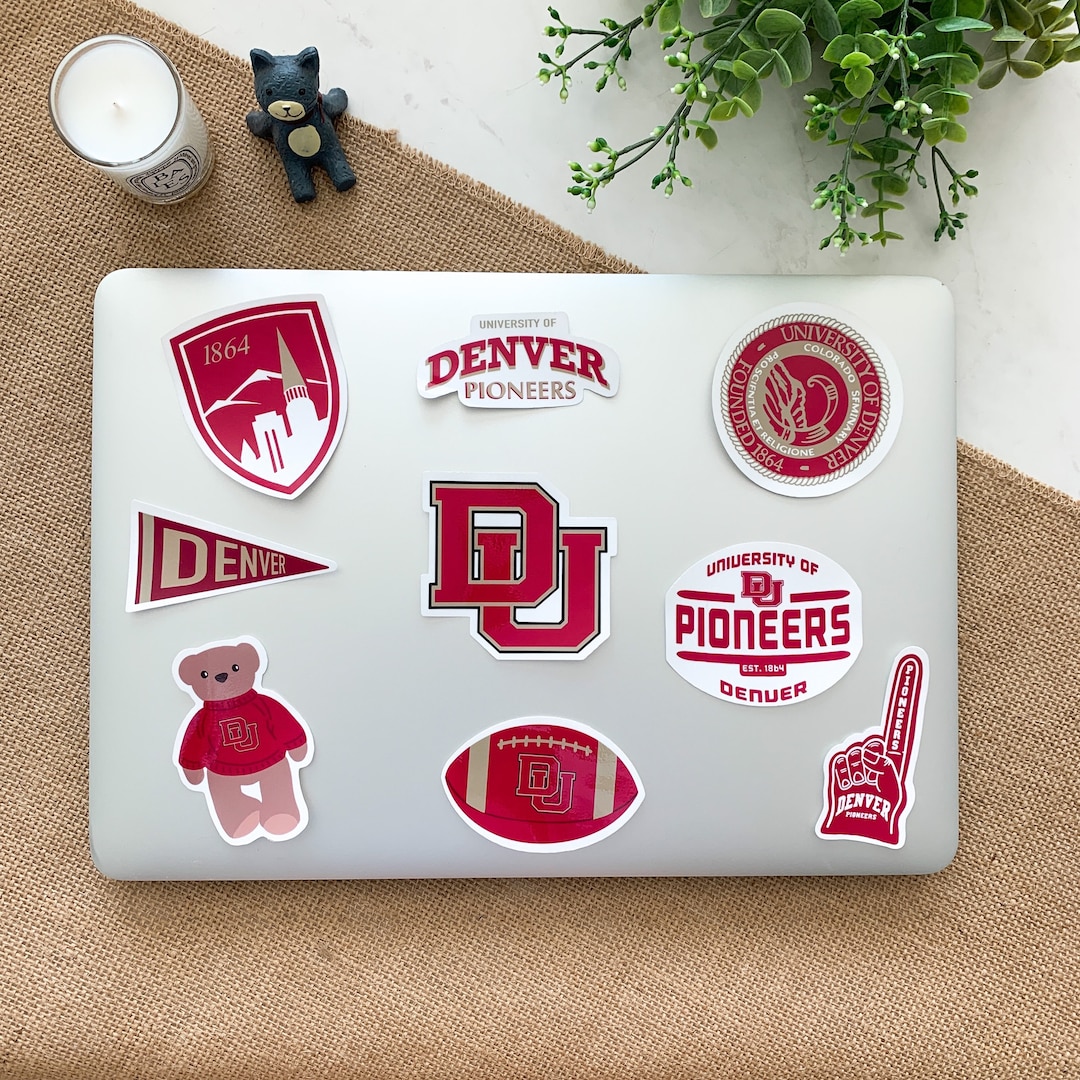 University of Denver Pioneers Stickers | Handmade Weatherproof Sticker ...