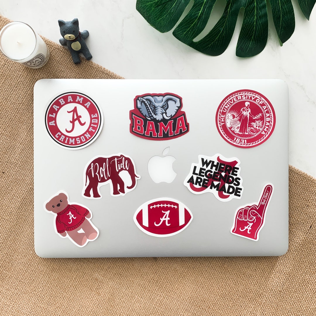 University of Alabama Sticker Handmade Weatherproof Sticker 3 - Etsy