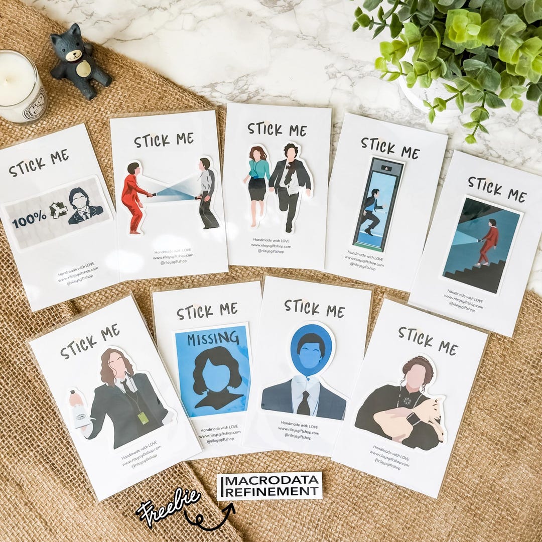 Severance Fan Art Stickers | Season 2 | Handmade Weatherproof Sticker 3 ...