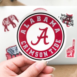 University of Alabama Sticker Handmade Weatherproof Sticker 3 - Etsy