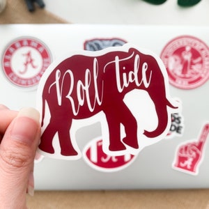 University of Alabama Sticker Handmade Weatherproof Sticker 3 - Etsy