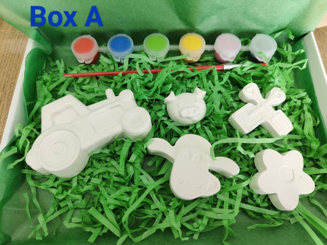 Paint Your Own Farm, Children's Activities, Farm Craft Kit, Gift Ideas ...