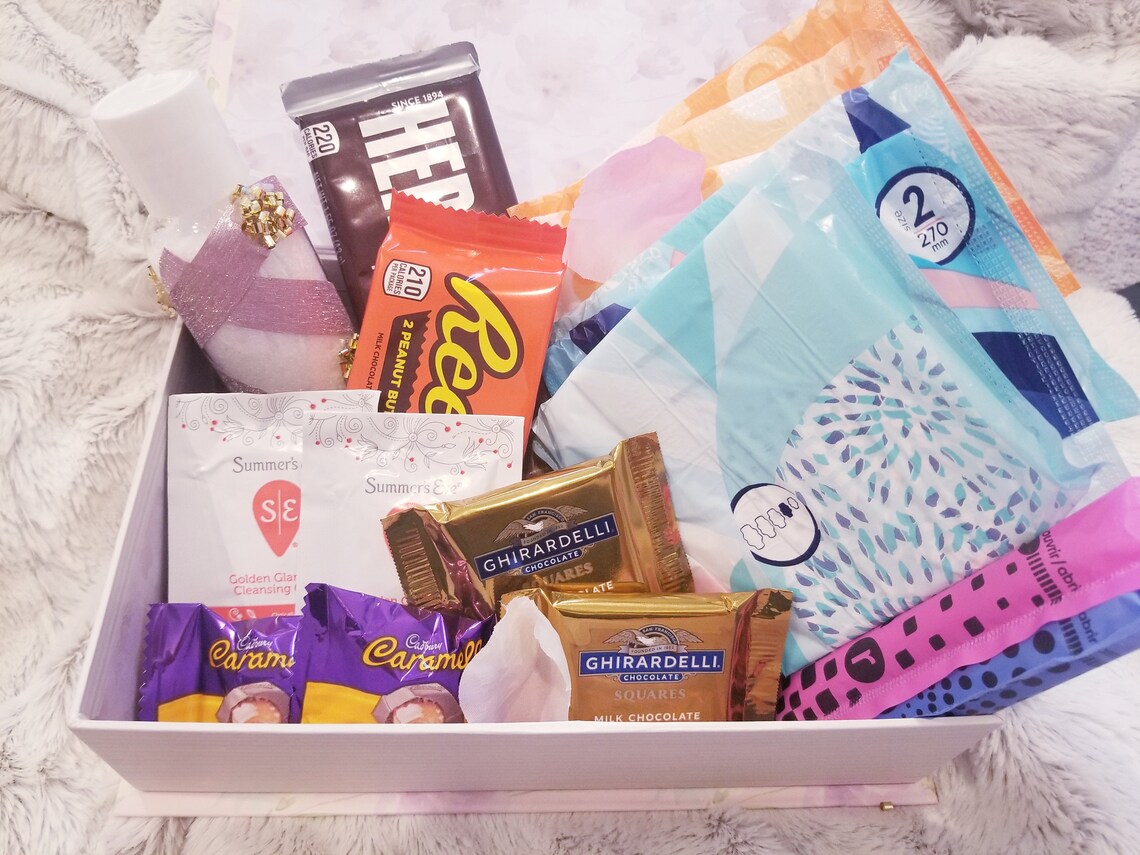 Period Kit-PMS Kit For Surviving Aunt Flo | Etsy