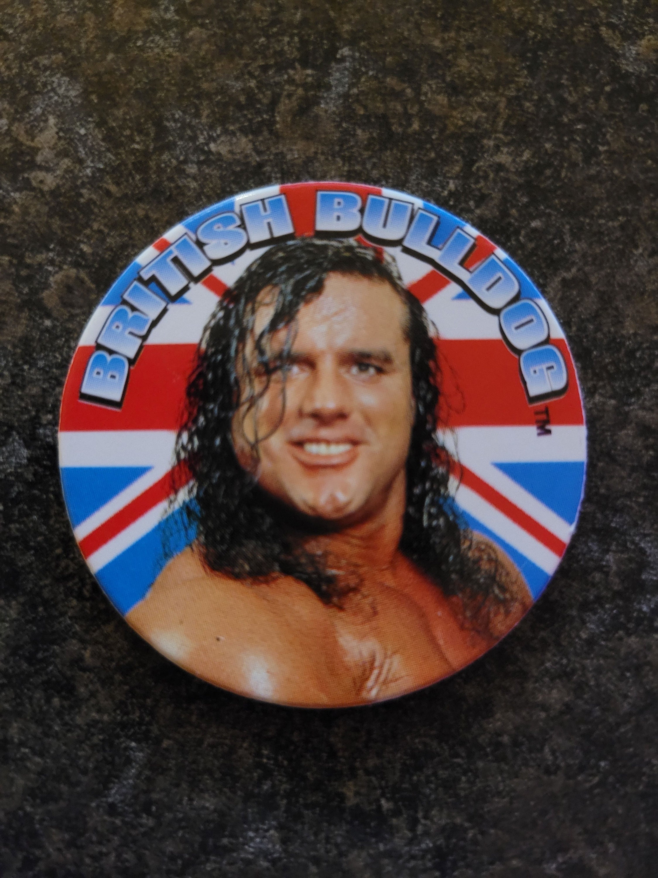 1990's WWF British Bulldog POGS Magnet Upcycled POG Milk - Etsy
