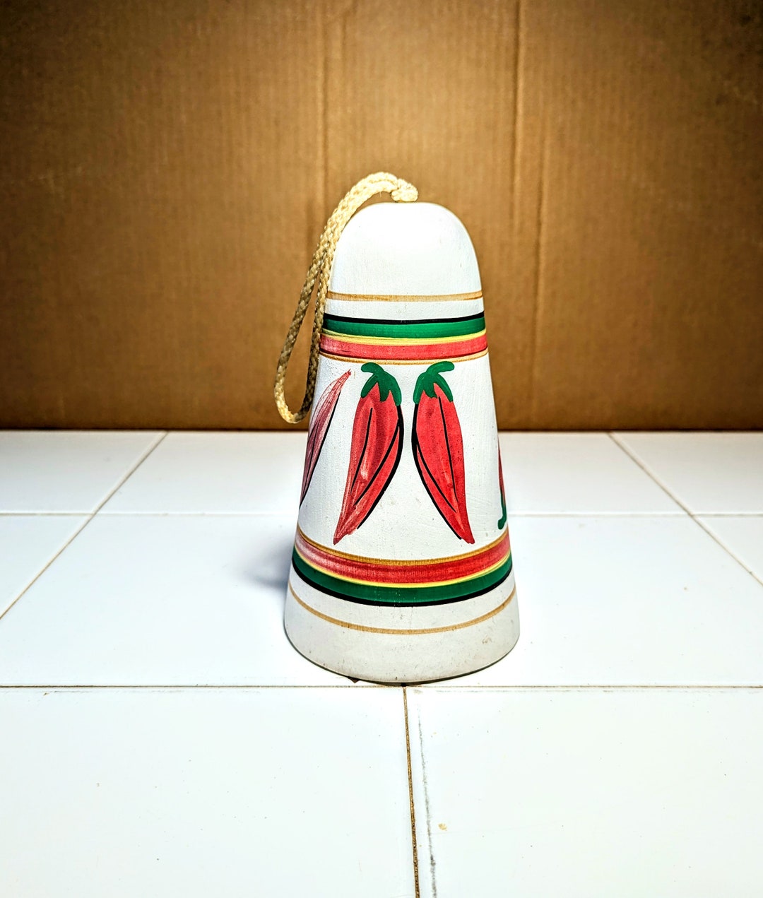 Red Chili Pepper - Pottery Wind Chime - Seasonal Decor - Etsy