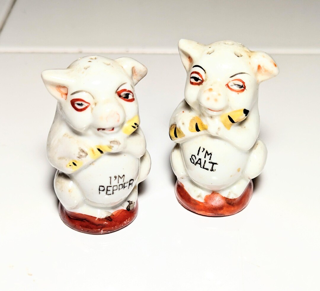 1950's Barnyard Pigs - Dinnerware Collectible - Salt and Pepper Shakers ...