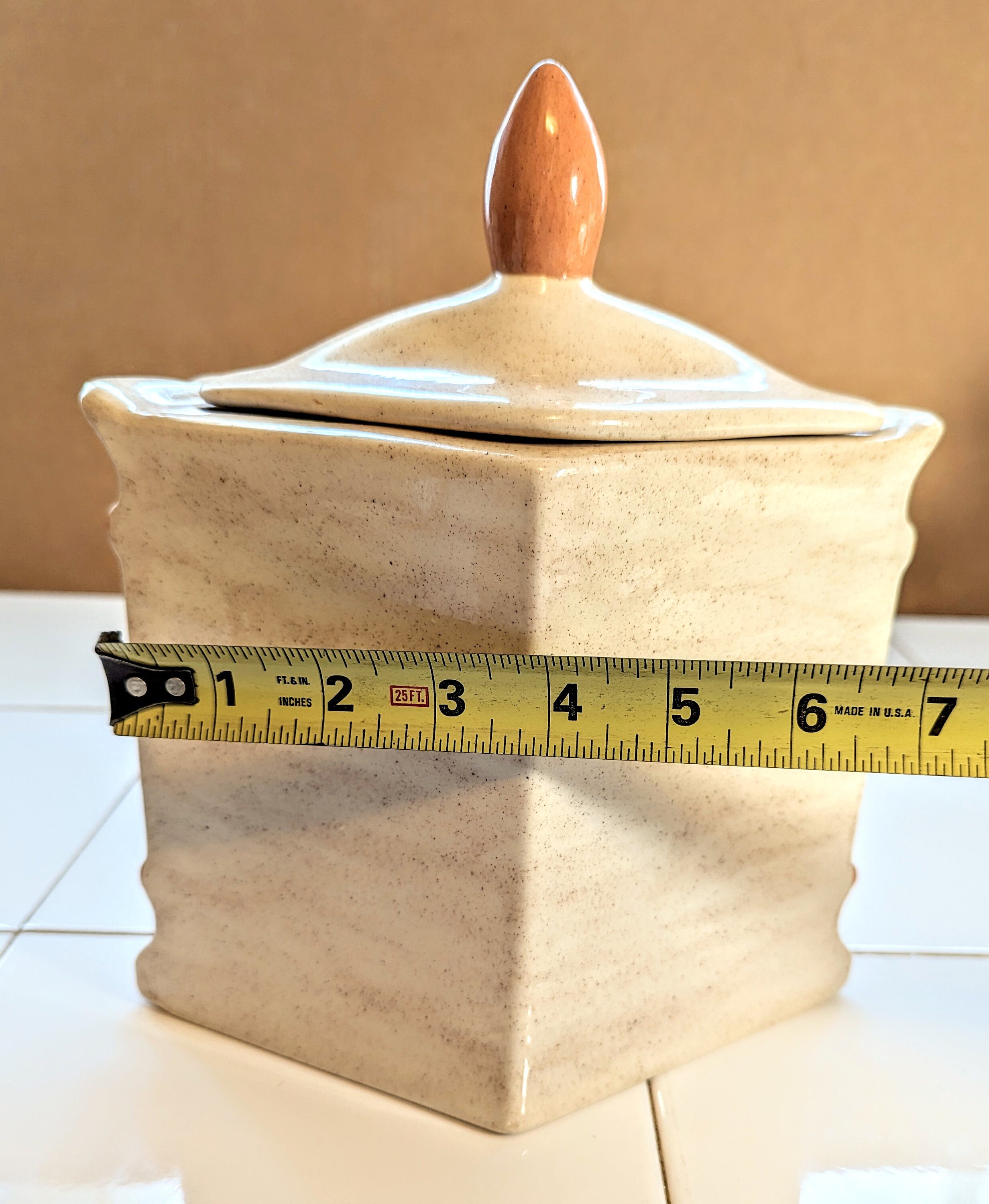 70's fruit Design Canister Set Kitchenaid Decor 3pc Ceramic Sectional ...