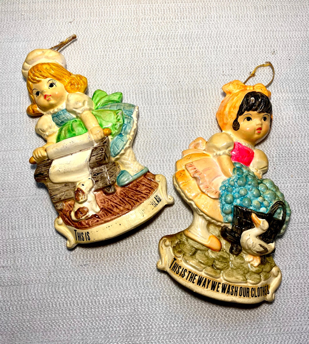 60's Kids Art Decor - ( From the 60's Nursery Rhyme Song) - "early in ...