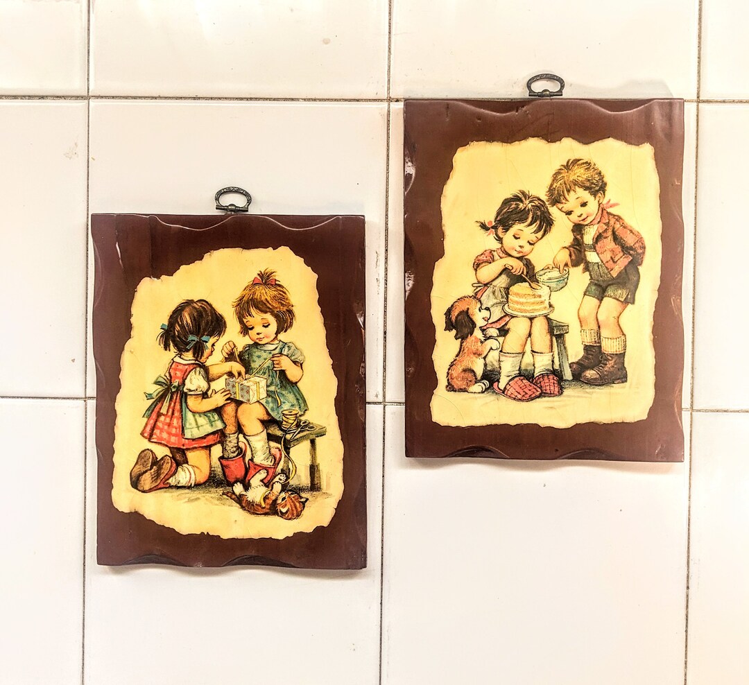 Hummel Wall Art Decor - 70's Interior Collectibles - Etsy