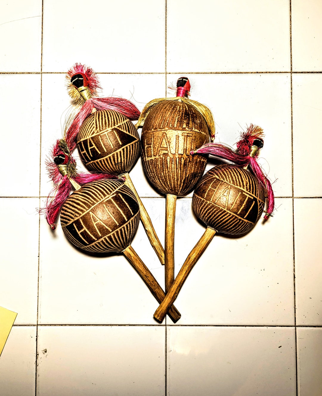 Haiti Musical Souvenir Hand Crafted Maraca Set - Etsy