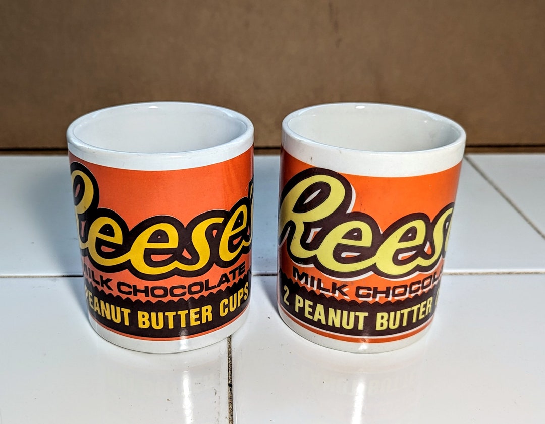 Hershey's Reese's Mugs His & Hers Advertisement Coffee Cups - Etsy