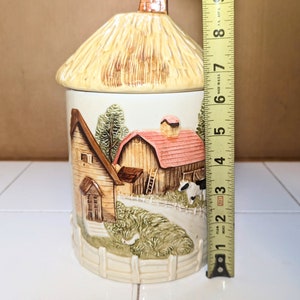 Rustic Cookie Jar - Country Farmhouse - Kitchen and Dining Decor - Etsy