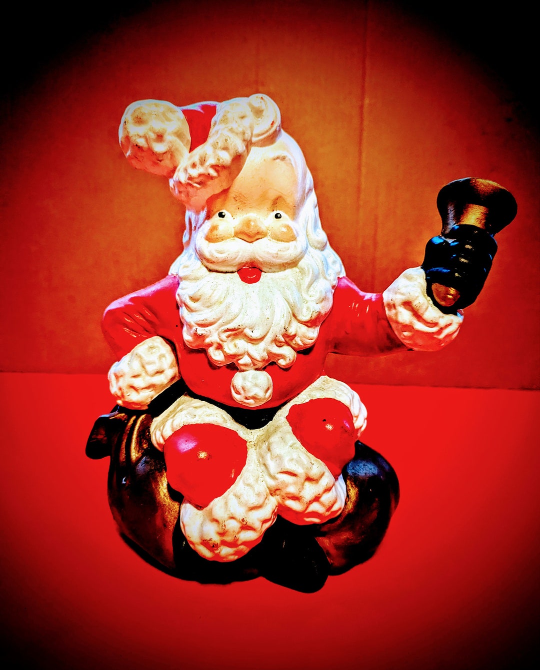 70's Santa Figurine - Collectible - Seasonal Decor - Etsy