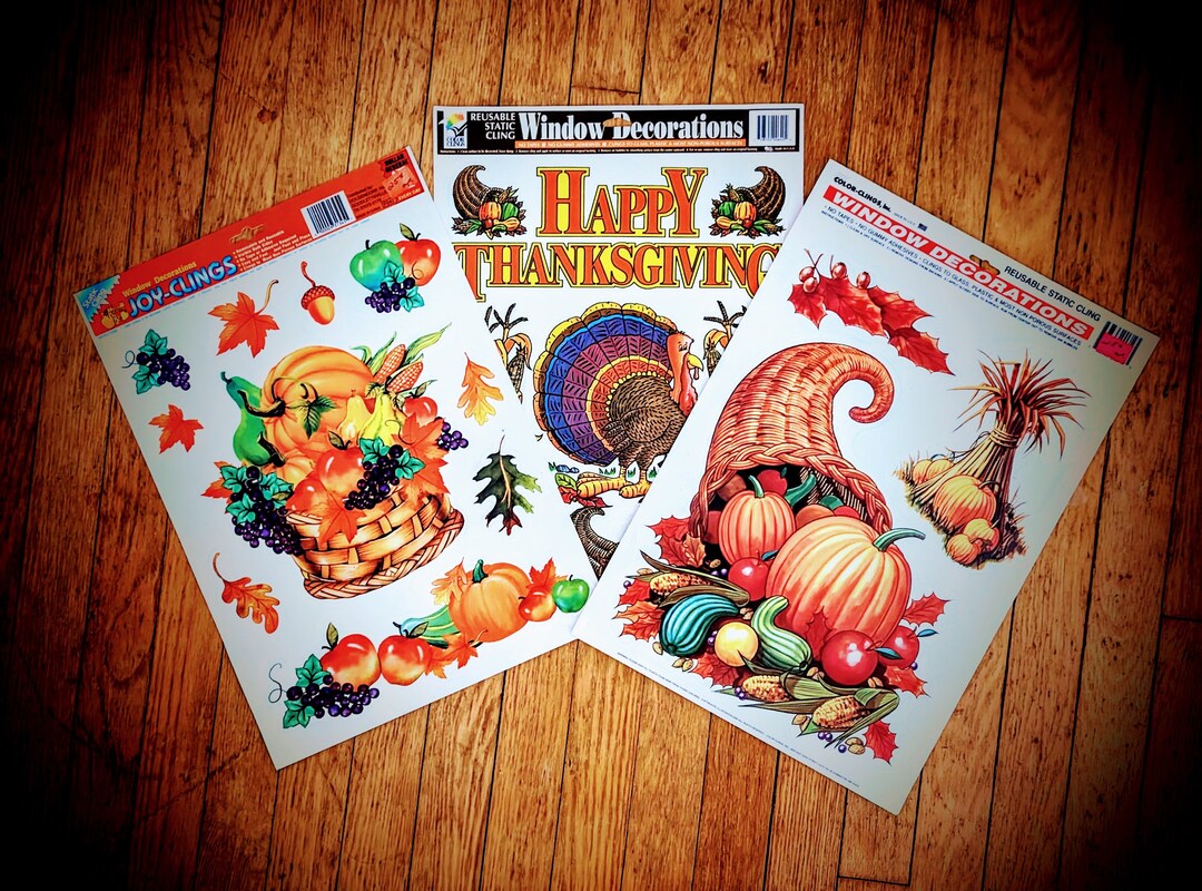 Window Clings - Country Farmhouse Style - Seasonal Collectible - Etsy