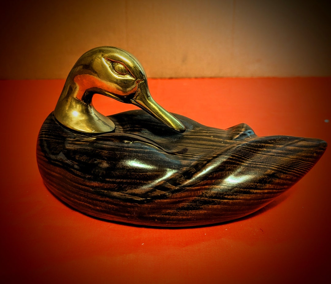 80's Enesco Duck Rustic Interior Decor - Etsy